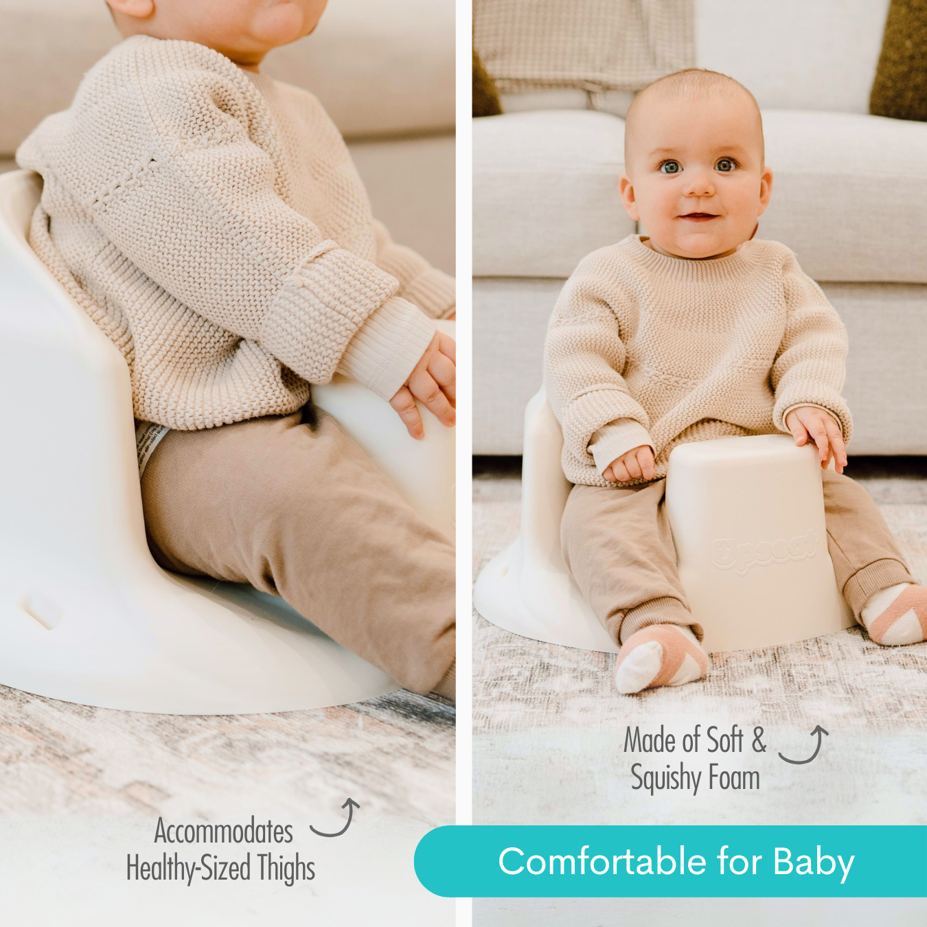 Upseat Baby Floor and Booster Seat with Tray Upseat